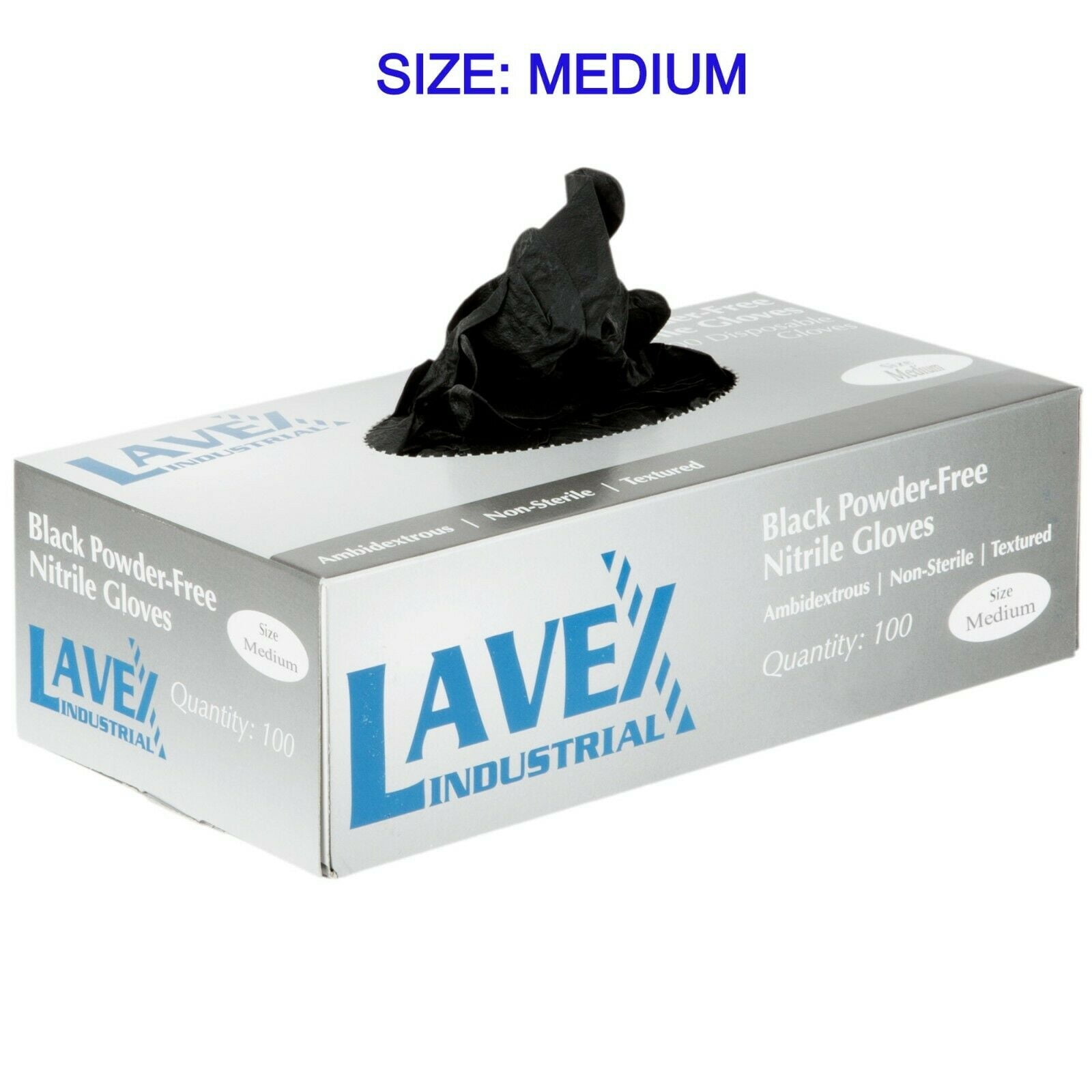 Lavex Industrial Nitrile 5 Mil Thick Powder-Free Textured Gloves ...
