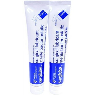 Surgilube Lubricating Jelly, Sterile Bacteriostatic Surgical Lubricant ...
