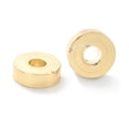 200 pc Brass Beads Long-Lasting Plated Flat Round/Disc Heishi Beads ...