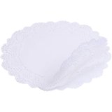 White Lace Paper Doilies - 10 inch Round Paper Doilies - Disposable ...