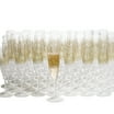 Fun Express Bulk 100 Count Clear Plastic Champagne Flutes - Walmart.com