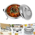 2.5L Round Chafing Dish Stainless Steel Chafing Dish Buffet Chafer ...