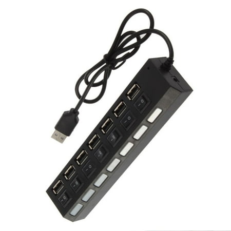 High Speed 4/7 Port USB hub; USB hub; PC Hub Power on/off Switch ...
