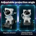 LIDUI-Astronaut Star Galaxy Projector Light 2.0 with Timer, 8 HD Nebula ...