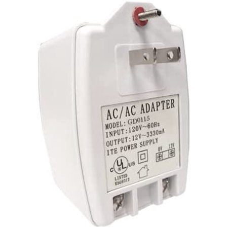 Power Transformer 12V AC 40 VA Plug in ULC Approved to 120V Good for ...