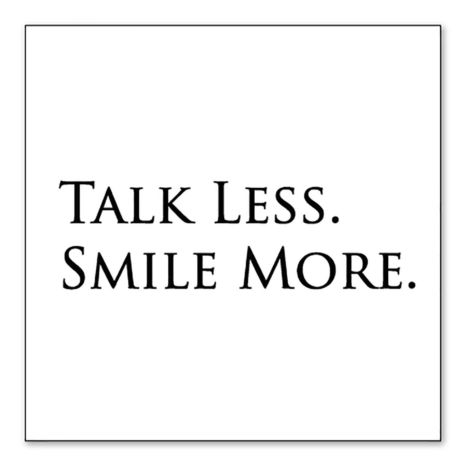 DistinctInk Custom Bumper Sticker - 8" x 8" Decorative Decal - White ...