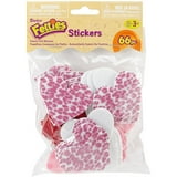 Felt Stickers Printed Hearts 66Pc - Walmart.com