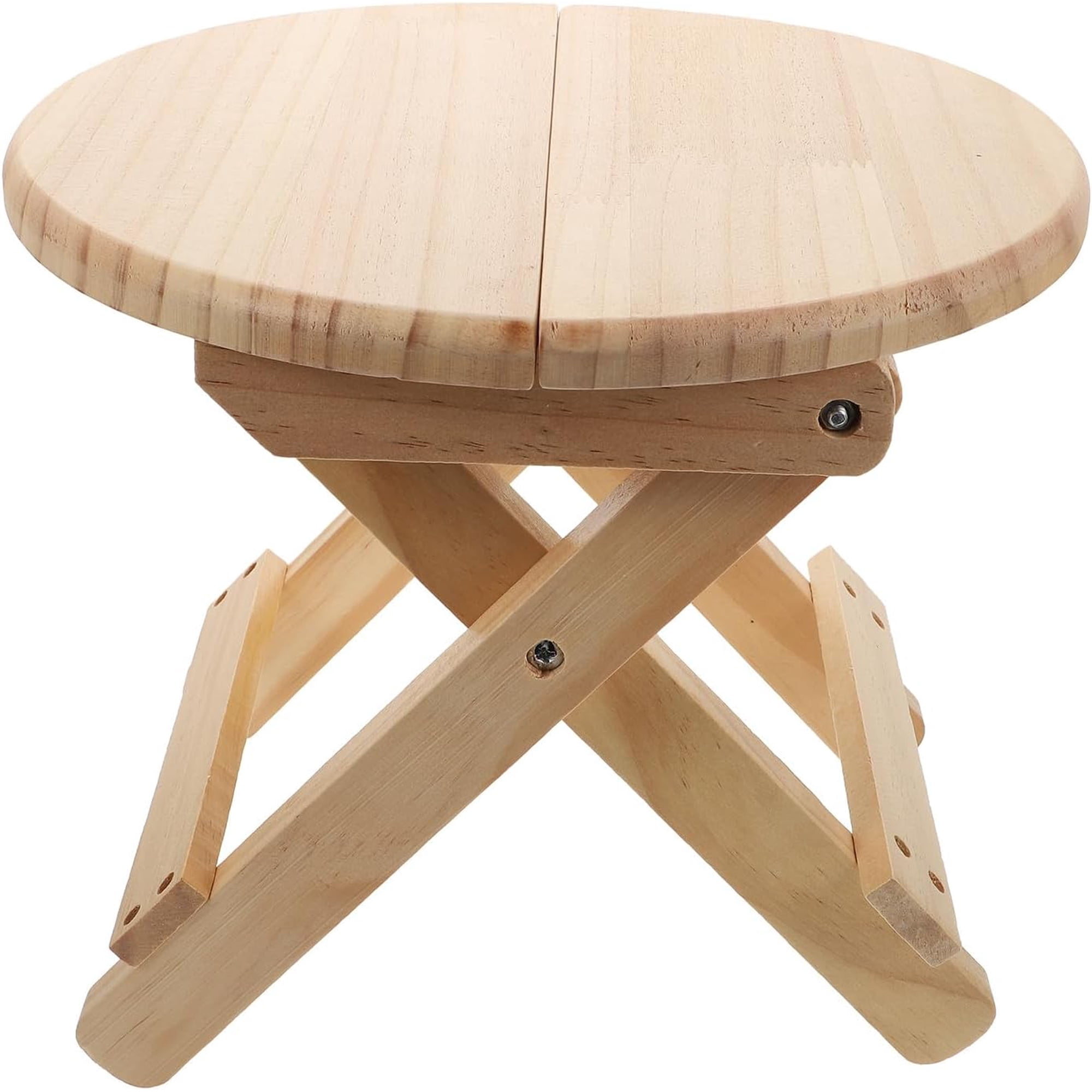 Click here for Sansanlou Solid Wood Folding Round Stool  Non-Skid... prices