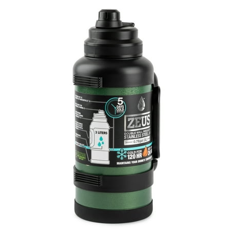 TAL Stainless Steel Zeus Tumbler Water Bottle 101 fl oz, Green - Walmart.com - Walmart.com