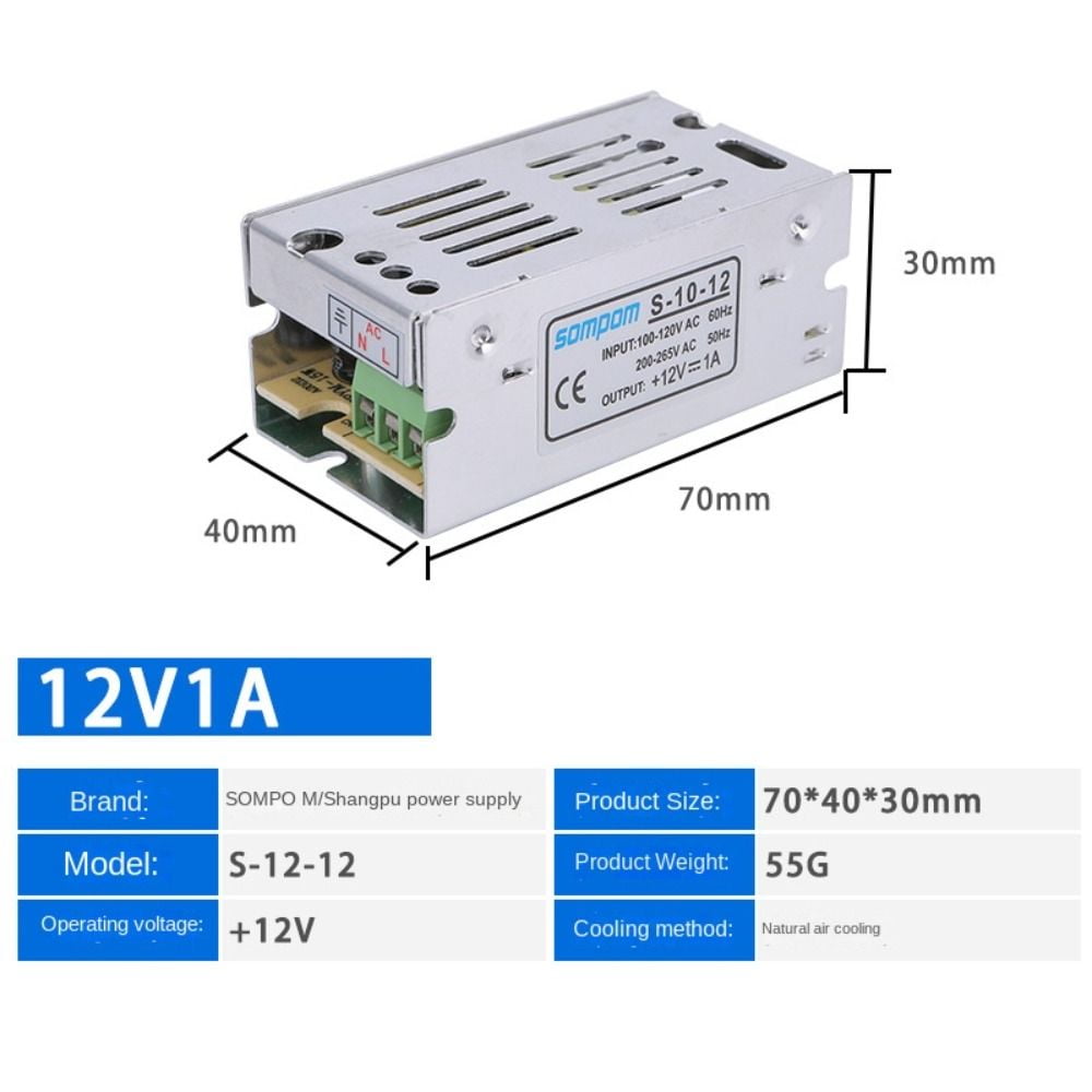AC Transformer Adapter Led Strip Switching Power Switching Power Supply ...