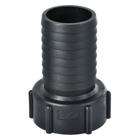 ABS Hose Barb Fittings Coupler, 50mm Barb G2 Female Thread Pipe Adapter ...