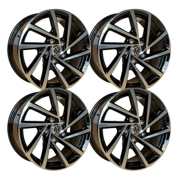 4 RINES 16 5X112 BLACK FACE -Jetta, PASSAT, GOLF, SEAT TOLEDO | Bodega ...