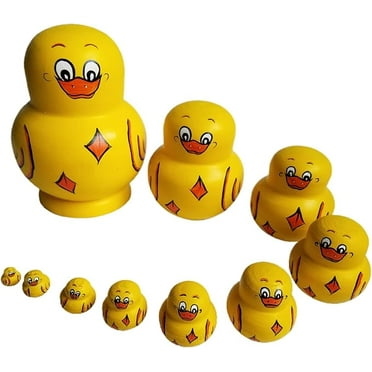 SSKFHGI Stacked Duck Duck Nesting DollsMatrioskas DuckRussian Nesting ...