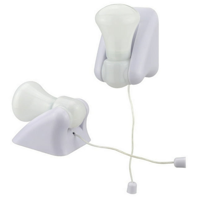 Portable Wire LED Bulb Cabinet Lamp Night Light Battery Operated Self ...