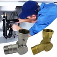 Heavy Duty Brass Garden Hose Connector With Double Rotation Angles ...