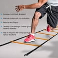 Yes4All Agility Ladder 12 Rungs Orange + Agility 12 Cones Orange ...