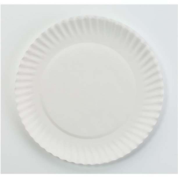 Nature's Own Green Label Paper Plates, 6", White, 100 Ct - Walmart.com ...