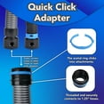 94709 Quick Click 16 Ft. Hose for Home and Shop Vacuums with Expanded ...
