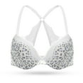 Deyllo Push Up Bra Racerback Bras Lace Bralettes For Women Underwire