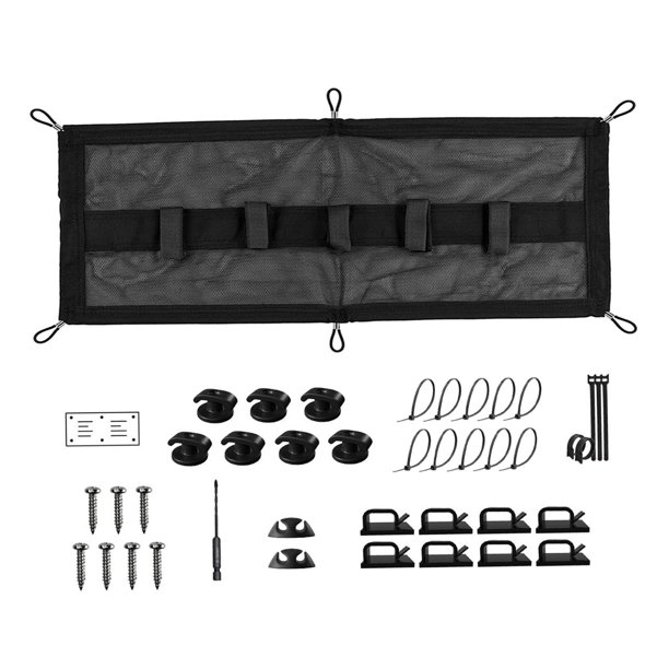 under Desk Cable Management Flexible Wire Hiders for Office Most Tables ...