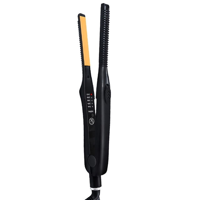 Professional Mini Hair Straightener Curler 2 In 1 Flat Iron Small Thin ...