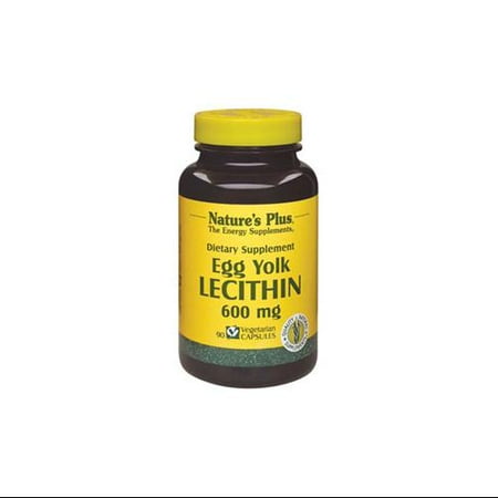 Egg Yolk Lecithin 600mg Nature's Plus 90 VCaps - Walmart.com