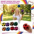 Soft Throw Catch Sand Sack, 4 in Round, Heart Patchwork, Motor Skill ...