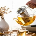 BT 1000ML Transparent Glass Teapot Household Puer Tea Pot Tools Set ...