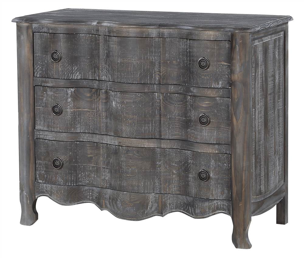 36 in. 3-Drawer Chest in Dylan Brown Chatter Finish - Walmart.com