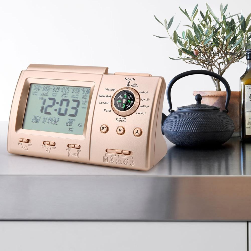 Buy Cergrey Azan Clock, Muslim Alarm Clock,New Digital Islamic Clock ...