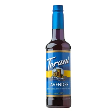 Torani Lavender Syrup, 750 mL, Made with Pure Cane Sugar, Ideal for ...