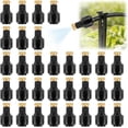 LSKJGA-30PCS 1/4" Quick Connect Brass Misting Nozzle, Copper Atomizing ...