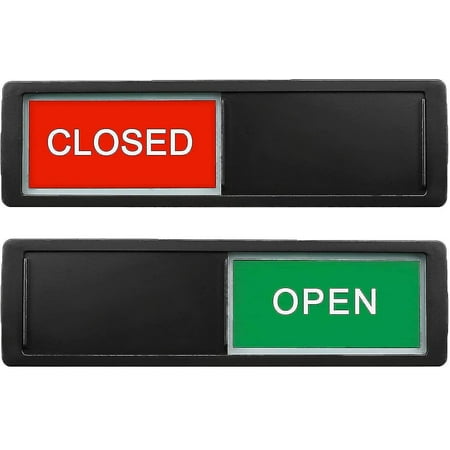 Open Closed Sign, Open Signs Privacy Slide Door Sign Indicator ...