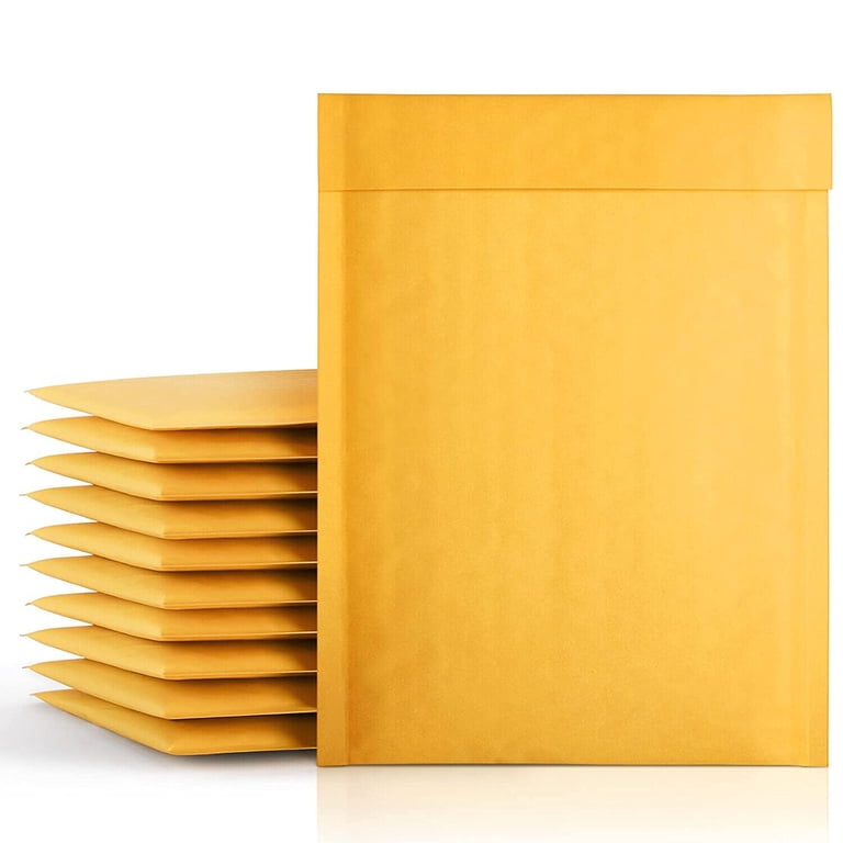 4 Padded Envelopes 9.5x14.5 4200 #4 9.5x14.5 Kraft Bubble Padded ...