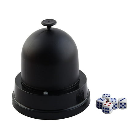 Unique Bargains Game Dice Roller Cup Automatic Battery Powered Black w ...