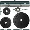 Yes4All 200 lbs Adjustable Dumbbell Weight Set for Beginners, Cast Iron ...