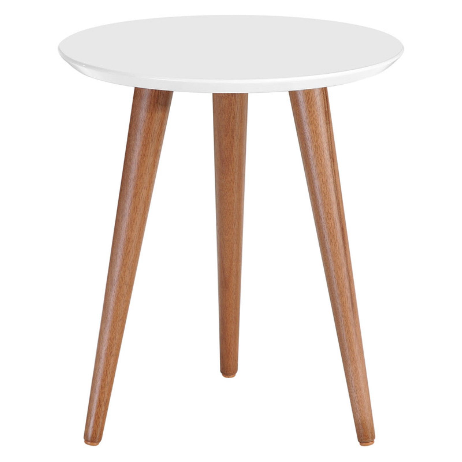 Moore 17.32" Round End Table in White - Walmart.com