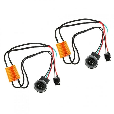Load Resistor Wiring, Brake Light Decoder Practical 2pcs LED Light ...