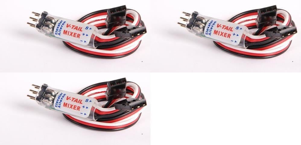 HobbyFlip Ultra Small V-Tail Servo Mixer Electronic Elevator Aileron ...