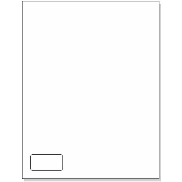 Integrated Label Form, 8-1/2" x 11" Sheet, Letter Size, 1 Label of 2x1 ...