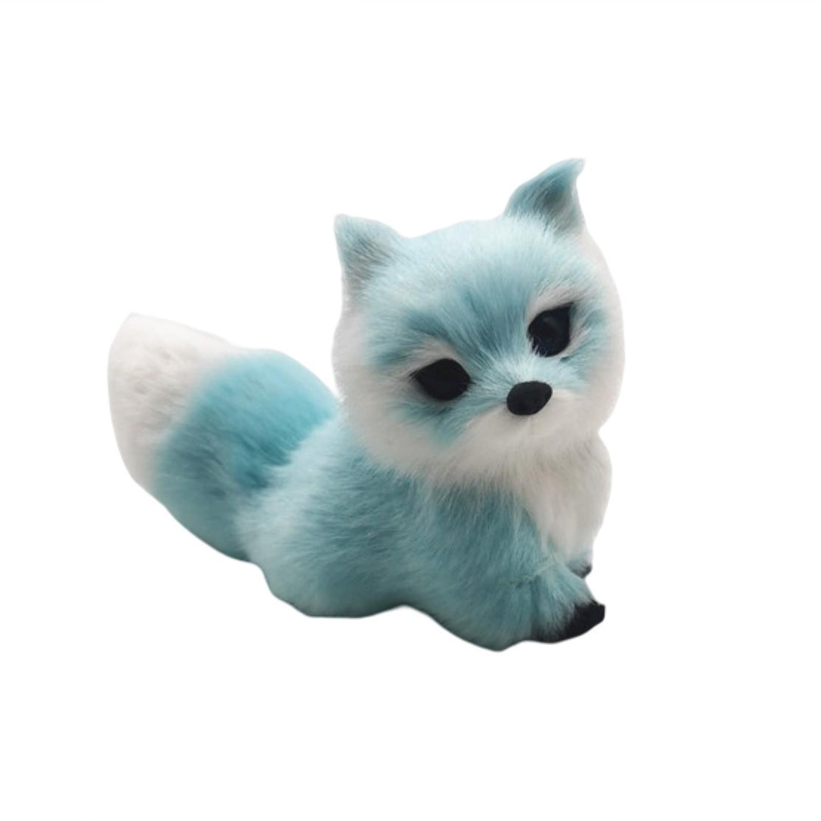 Kripyery Fox Model Toy Mini Cute Simulation Animal Figure Solid Model ...