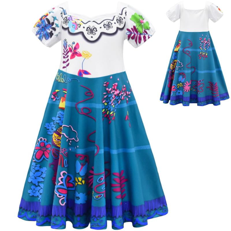 Girl Mirabel Cosplay Dress Fancy Costume Children Carnival Birthday ...