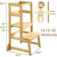 Mother's Helper Adjustable Height Kitchen Step Stool, Kids Helper ...