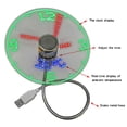 2 Pack LED Clock USB Fan With Temperature Display - Portable Cooling ...