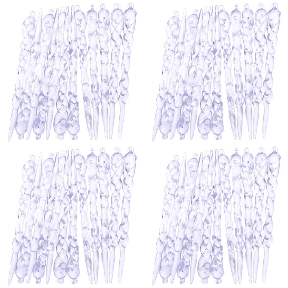 Click here for Pinxor 48pcs Acrylic Icicle Christmas Tree Hanging... prices