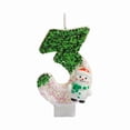 Christmas snowman theme 0-9 number candle two-color Christmas party ...