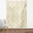 Ambesonne Vintage Fabric by the Yard Upholstery, Roman Digits on a ...