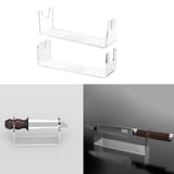 Stebcece Acrylic Knife Display Stand Holder for Single Knife Showcase ...