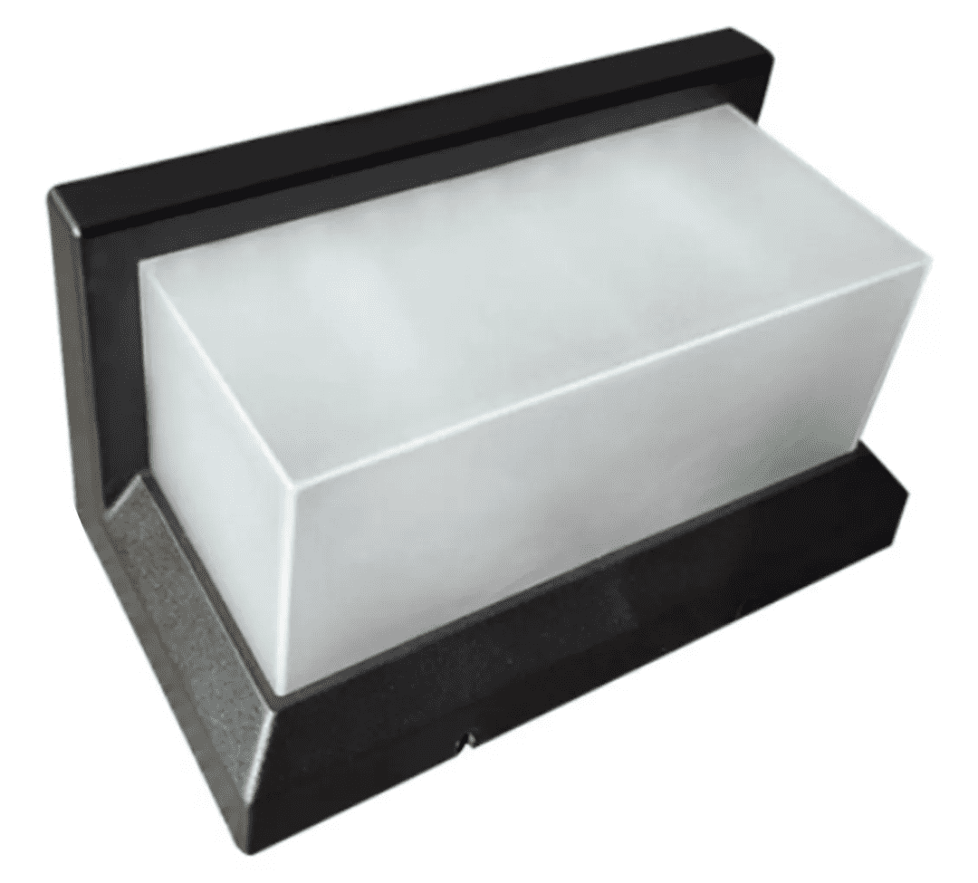 Arbotante Rectangular Exterior Iluminacion Luz Vic Arbotante Walmart