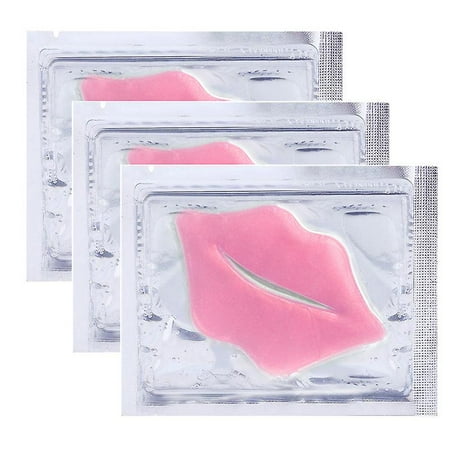 10pcs Beauty Super Lip Plumper Pink Crystal Collagen Lip Mask Patches ...